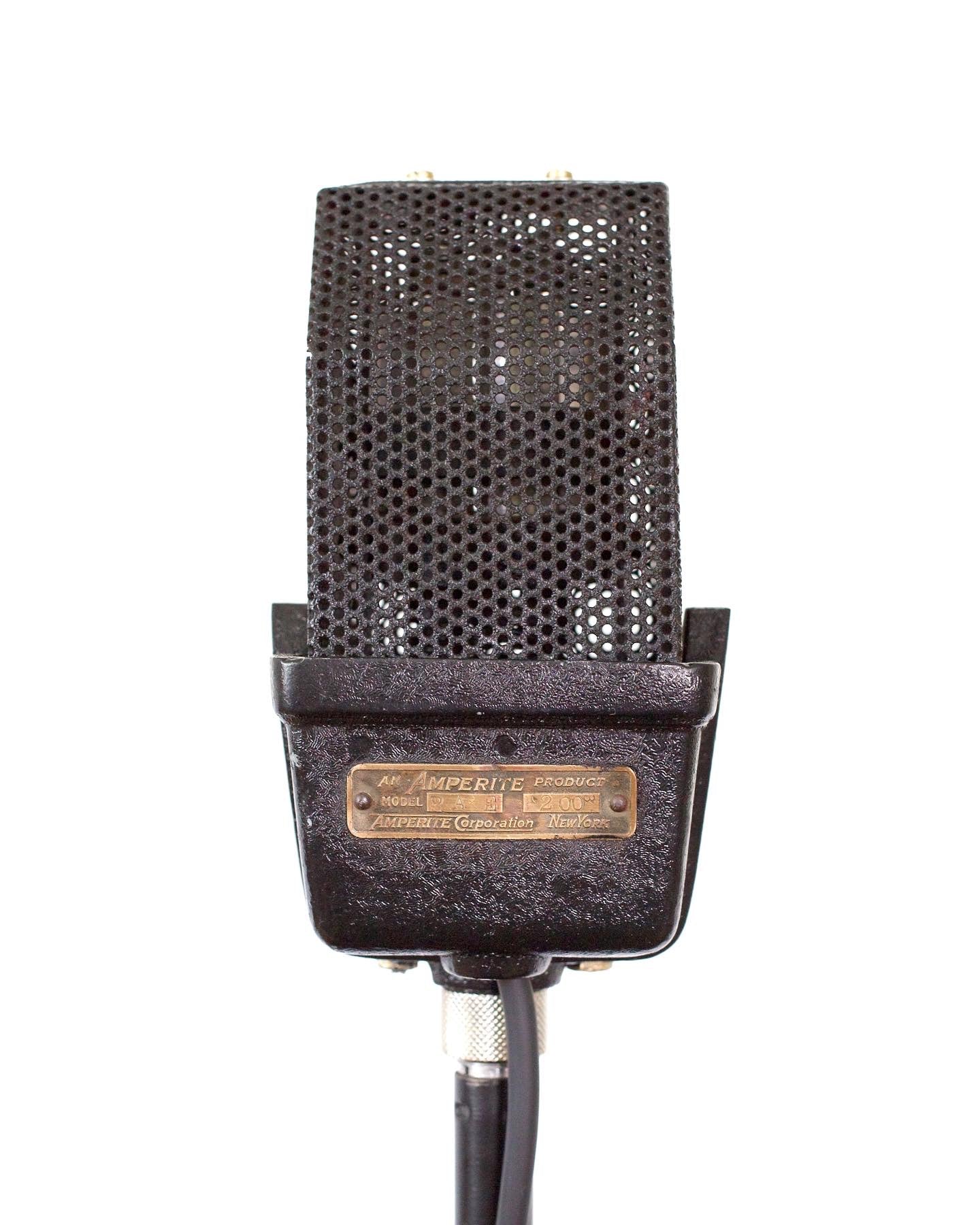Amperite RAE Ribbon Microphone – Cole Picks Vintage